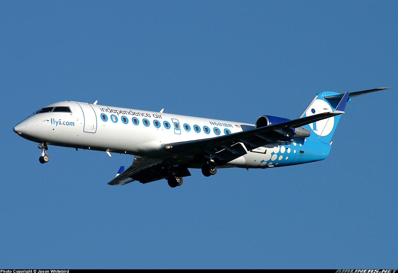 Independence Air Canadair Regional Jet 200 – departedflights2.com