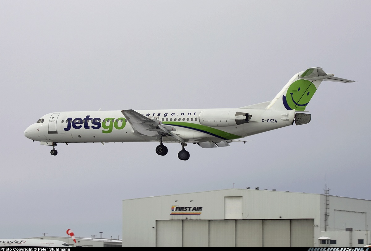JetsGo Fokker 100 – departedflights2.com