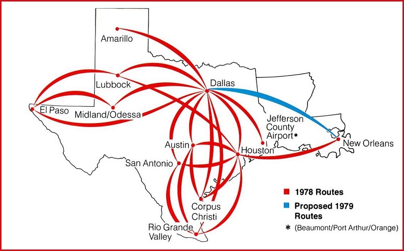 Southwest Airlines 1978 Annual Report Map – departedflights2.com