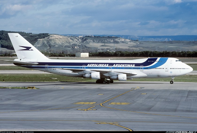 Aerolineas Argentinas Boeing 747-200 – departedflights2.com