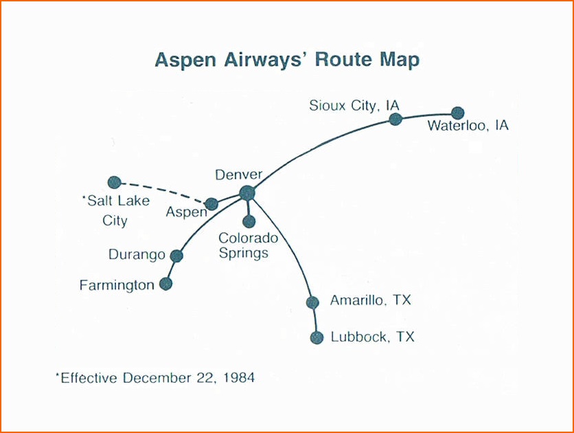 Aspen Airways October 22, 1984 – departedflights2.com