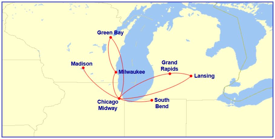 Chicago Express Airlines September 13, 1993 – departedflights2.com