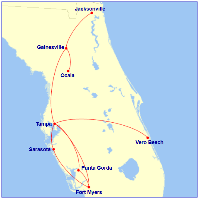 Florida Air Lines August 1, 1970 – departedflights2.com