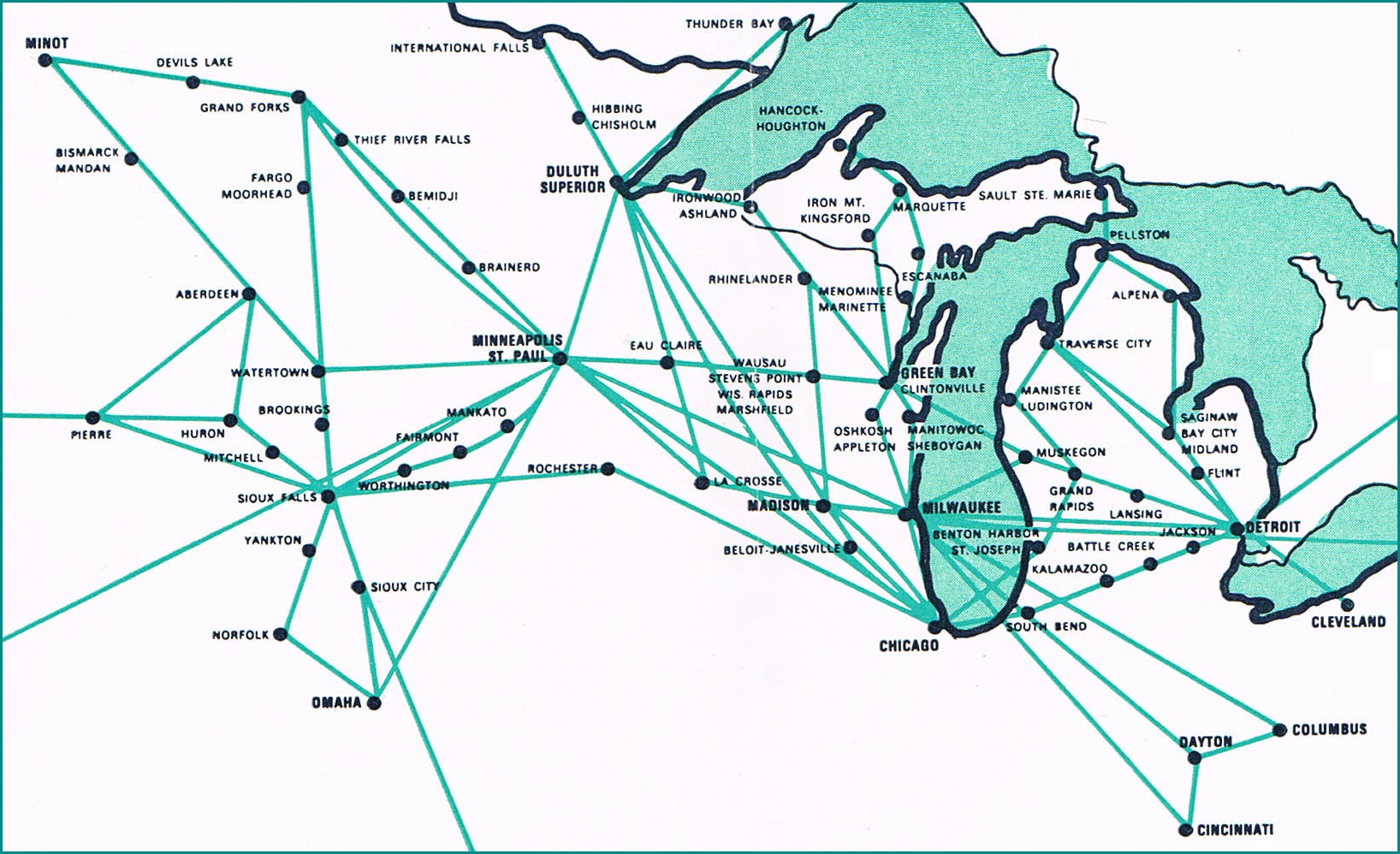 North Central Airlines September 7, 1971 – departedflights2.com