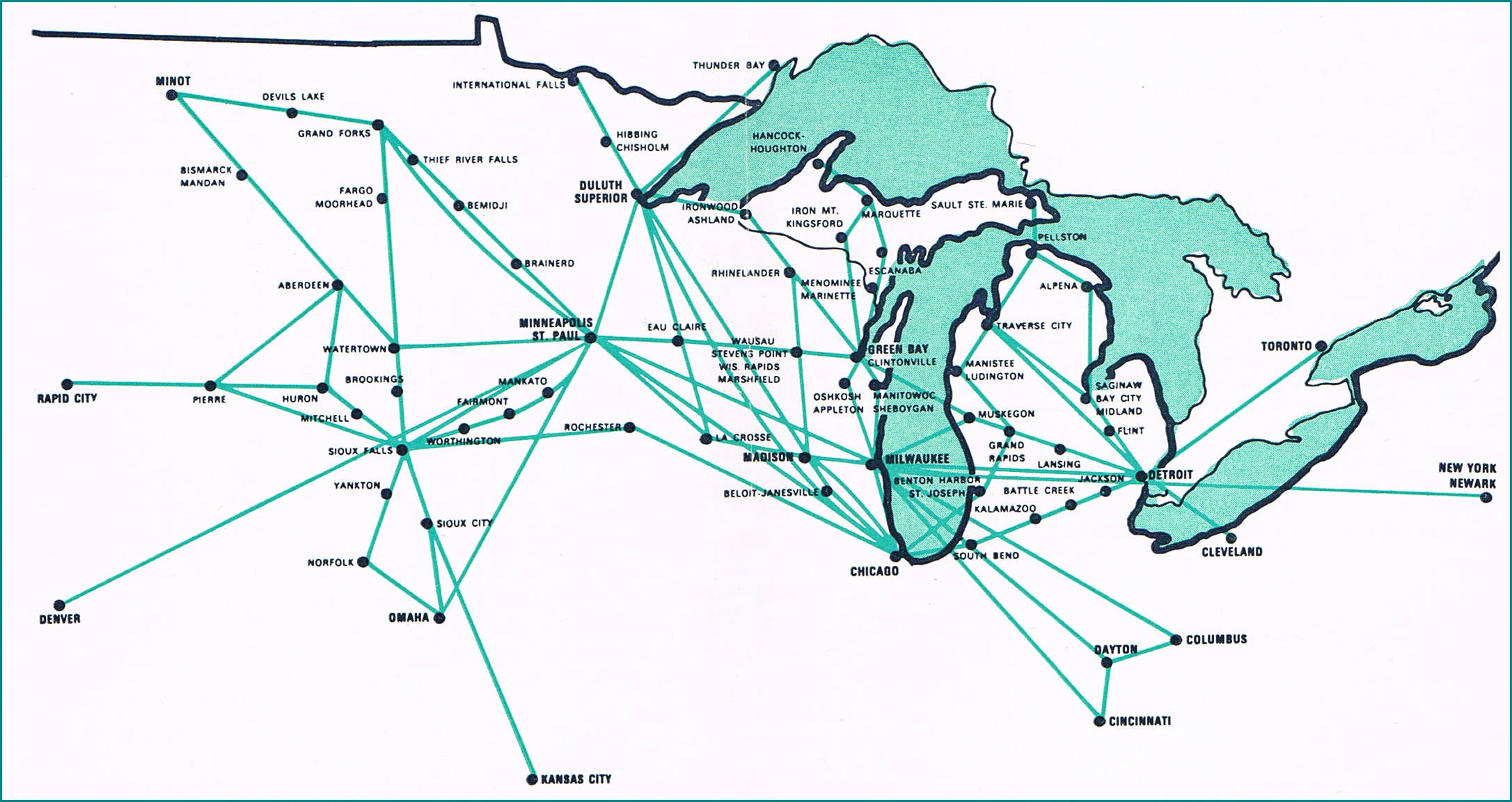 North Central Airlines September 7, 1971 – departedflights2.com
