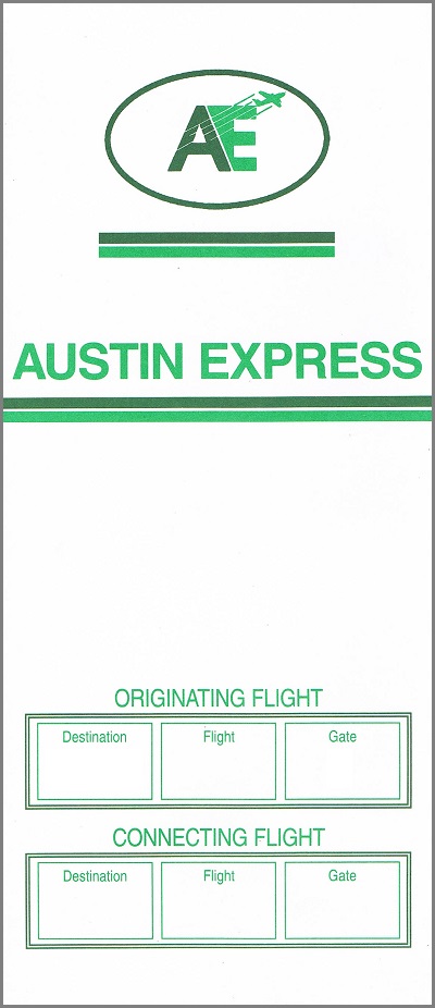Austin Express Ticket Jackets – departedflights2.com