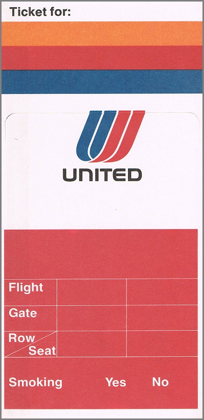 United Airlines Ticket Jackets – departedflights2.com