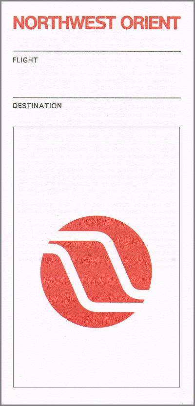Northwest Orient/Northwest Airlines Ticket Jackets – departedflights2.com