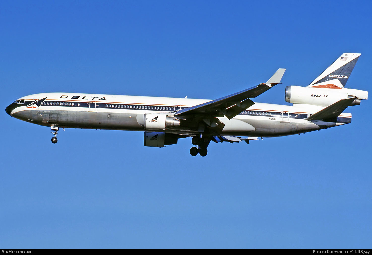 Delta Air Lines McDonnell Douglas MD-11 – departedflights2.com