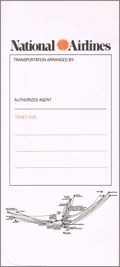 National Airlines (1934-1980) Route Maps – departedflights2.com