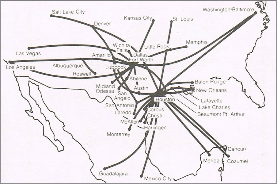 Texas International Airlines Ticket Jackets – departedflights2.com