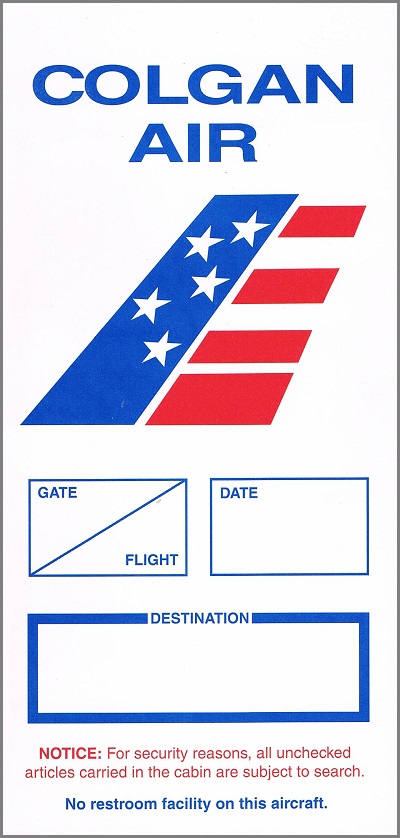 Colgan Air Ticket Jackets – departedflights2.com