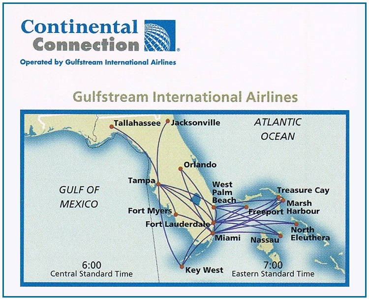 Gulfstream International Airlines August 2001 – departedflights2.com