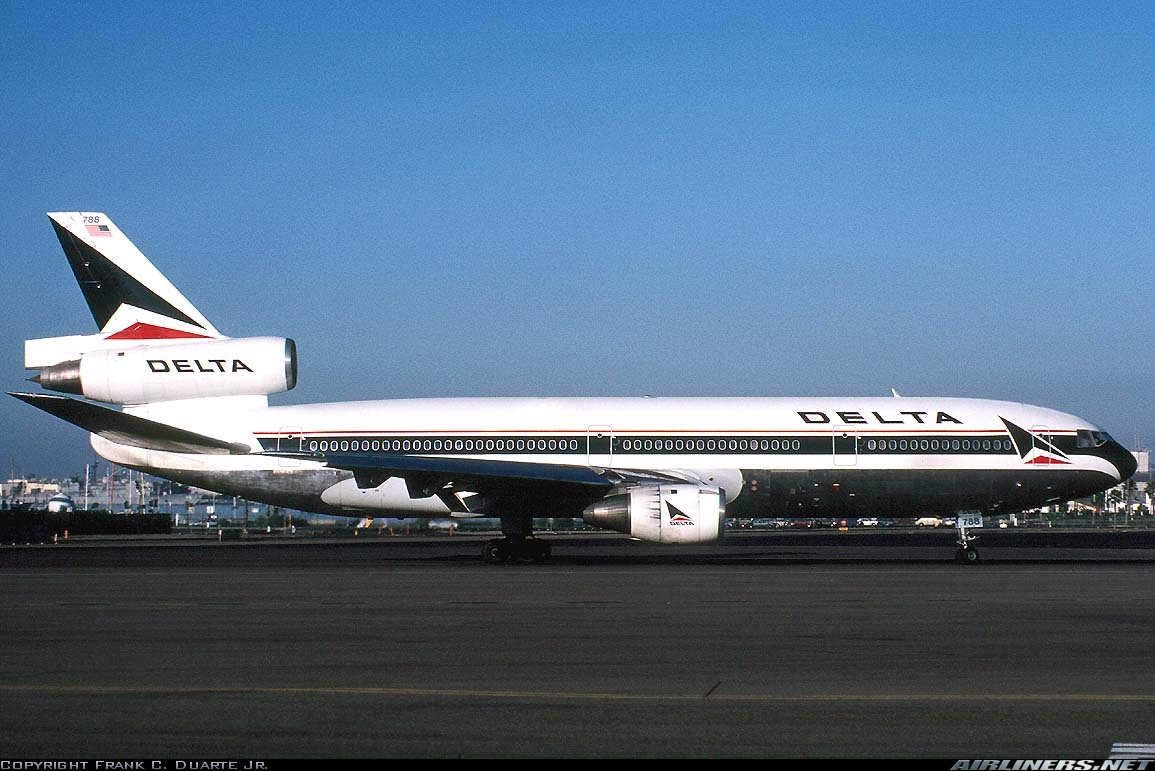 Delta Air Lines McDonnell Douglas DC-10 – departedflights2.com
