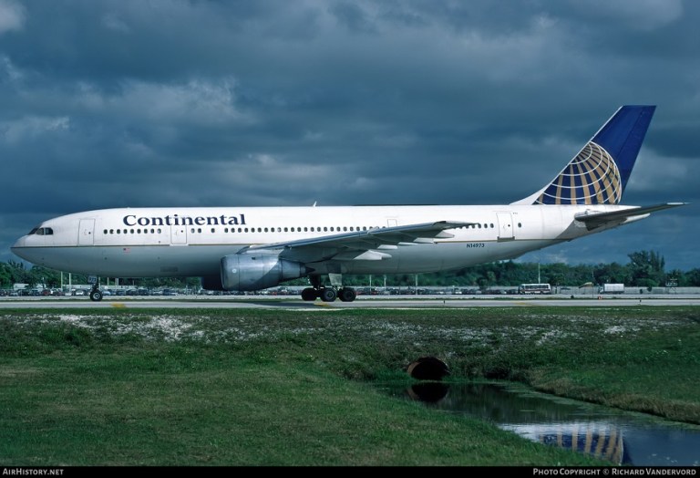 Continental Airlines Airbus A300 – departedflights2.com
